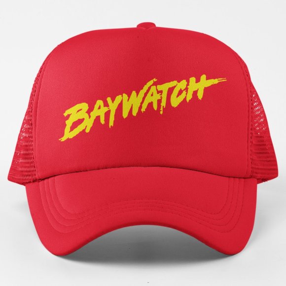 Accessories | New Baywatch Retro Tv Show Wordmark Logo Foam Trucker ...